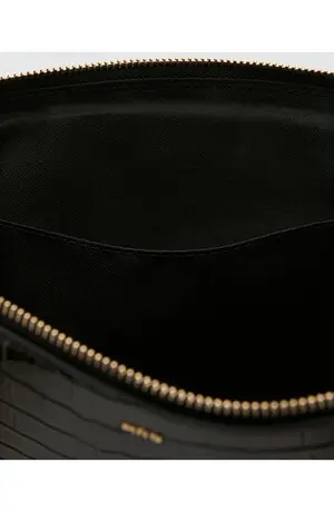 Mango Croc Embossed Laptop Case