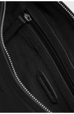 ECOTORIE Peggy Leather Shoulder Bag - Black
