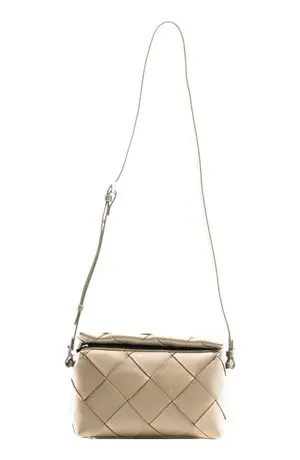 ÉCOTORIE Maude Woven Leather Crossbody Bag