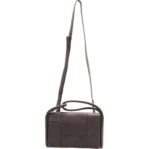 ECOTORIE Leather Crossbody Bag - Chocolate