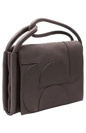 ECOTORIE Leather Crossbody Bag - Chocolate