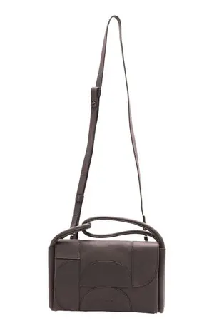 ECOTORIE Leather Crossbody Bag - Chocolate