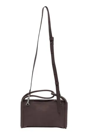 ECOTORIE Leather Crossbody Bag - Chocolate
