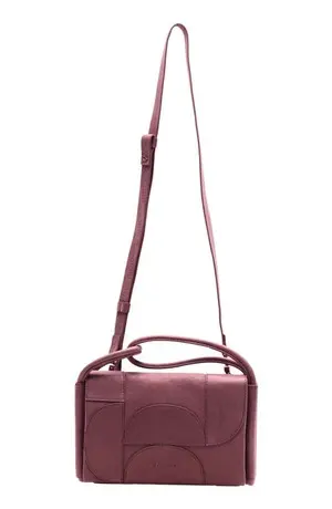 Écotorie Leather Crossbody Bag - Wine