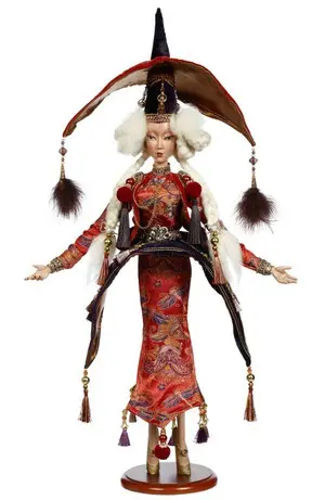 MARK ROBERTS Indochine Elegant Lady - Red