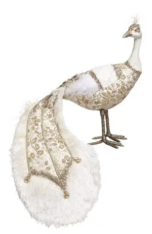 MARK ROBERTS Elegant Peacock - White