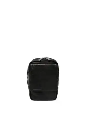 Yohji Yamamoto Scratch Leather Messenger Bag - Red