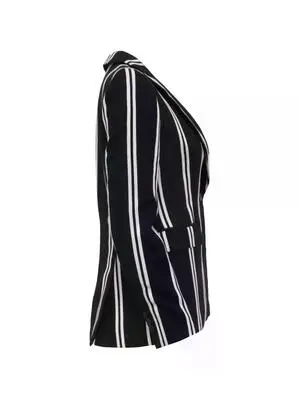 Maje Striped Single-breasted Jacket