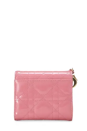 Dior Patent Lotus Wallet