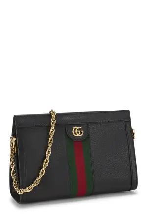 Gucci Leather Ophidia Shoulder Bag - Black