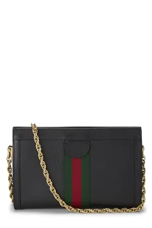 Gucci Leather Ophidia Shoulder Bag - Black