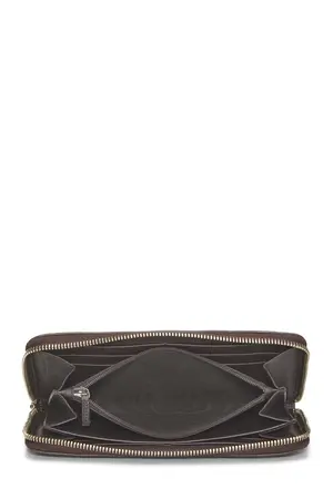 Gucci Ssima Zip Around Wallet - Brown