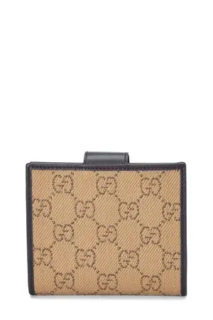 Gucci Gg Canvas Compact Wallet