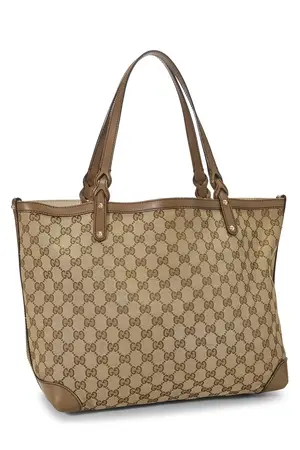 Gucci Original Gg Craft Tote - Brown