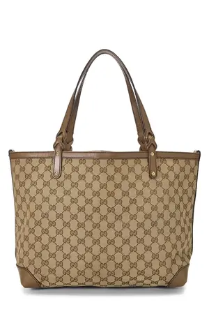 Gucci Original Gg Craft Tote - Brown