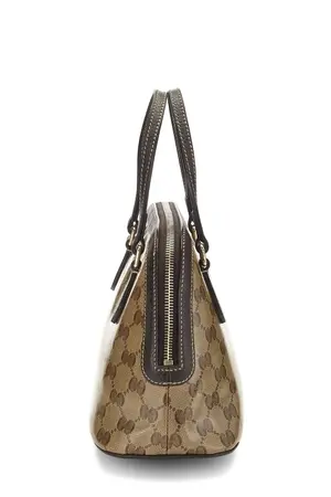 Gucci Gg Crystal Dome Handbag - Brown