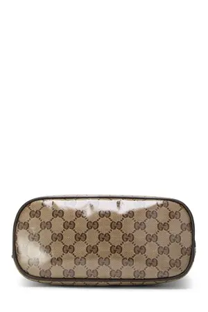 Gucci Gg Crystal Dome Handbag - Brown
