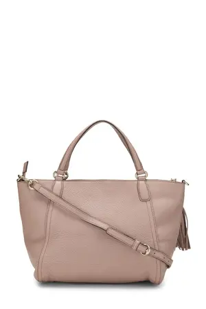 Gucci Leather Soho Top Handle Bag - Pink