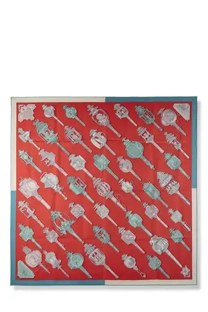 Hermès Multicolor 'merveilleuses Lanternes' Silk Scarf 90 - Multi