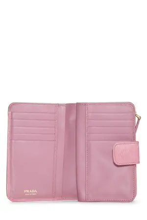 Prada Vitello Move Zip Around Wallet