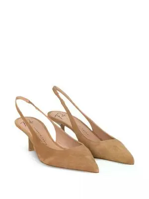 Roberto Festa Slingback Heeled Sandals - Neutrals
