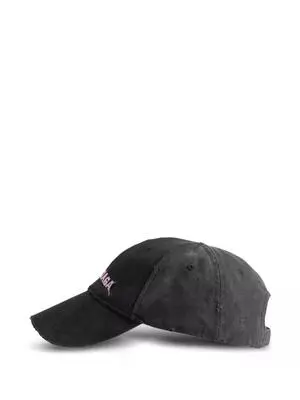 Balenciaga Distressed Logo Cap
