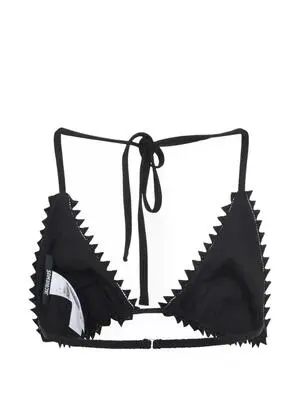 Jacquemus Le Haut De Maillot Picot Bikini Top - Black