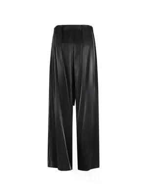 ISABELLE BLANCHE Belted Wide-leg Trousers