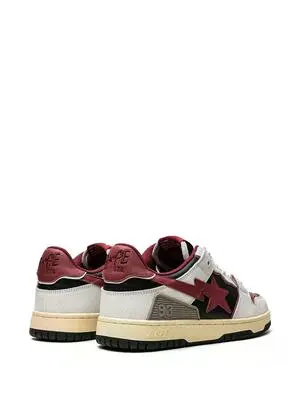 A BATHING APE Sk8 Sta #4 Low-top Sneakers - Red
