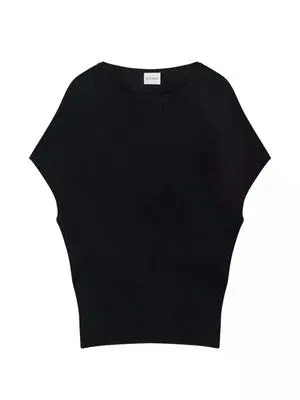 Closed Crew-neck Batwing Sweater