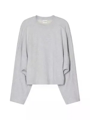 Closed Sweatshirt With Gathered Detail