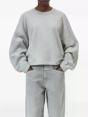 Closed Sweatshirt With Gathered Detail