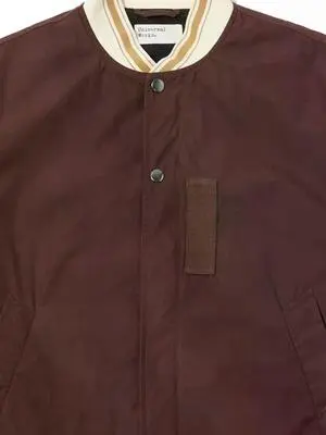 Universal Works Striped-trim Bomber Jacket