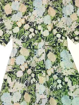 OTTOD'AME Floral Print Mini Dress