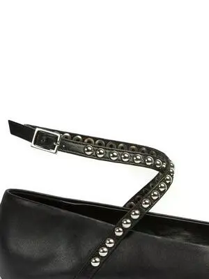 Liviana Conti Flavienne Studded-strap Ballet Flats