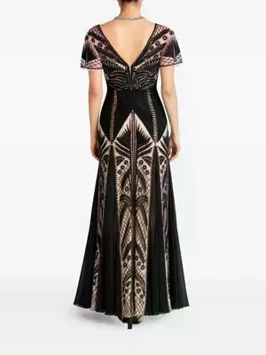 TEMPERLEY LONDON Giselle Embroidered Gown - Black