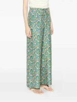 PIERRE-LOUIS MASCIA Floral-printed Palazzo Pants