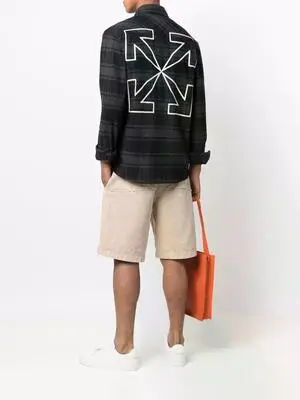 Off-White Outline-arrows Flannel Shirt