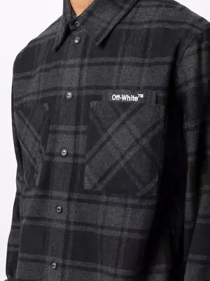Off-White Outline-arrows Flannel Shirt