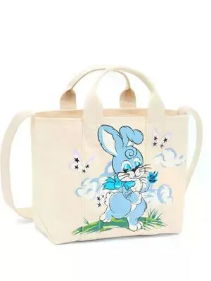 Kenzo Cartoon-print Tote Bag - Neutrals