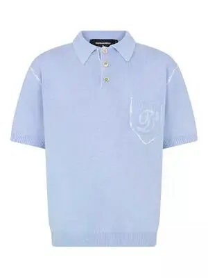 Dsquared2 Short-sleeves Embroidery-logo Polo Shirt - Blue