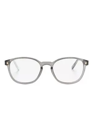 SNOB Radetzky Square-frame Clip-on Glasses - Black