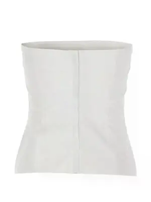 Federica Tosi Strapless Top - White