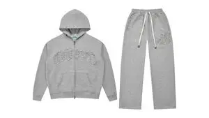 GODSPEED Symmetric Studded V2 Tracksuit - Heather Grey