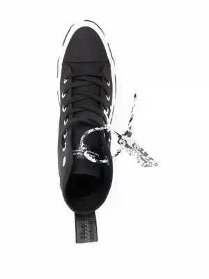 Off-White Vulcanized Mid-top Sneakers - Black