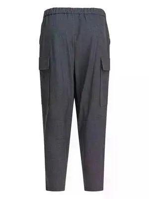 SEMPER Elastic-waist Cargo Trousers - Grey