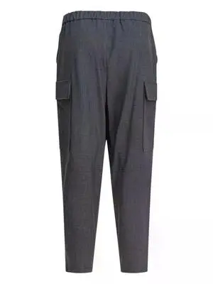 SEMPER Elastic-waist Cargo Trousers - Grey