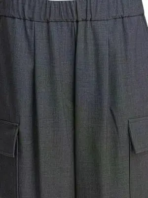 SEMPER Elastic-waist Cargo Trousers - Grey