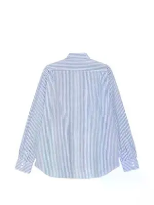 Hartford Paul Striped Shirt - Blue