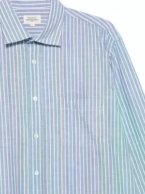 Hartford Paul Striped Shirt - Blue